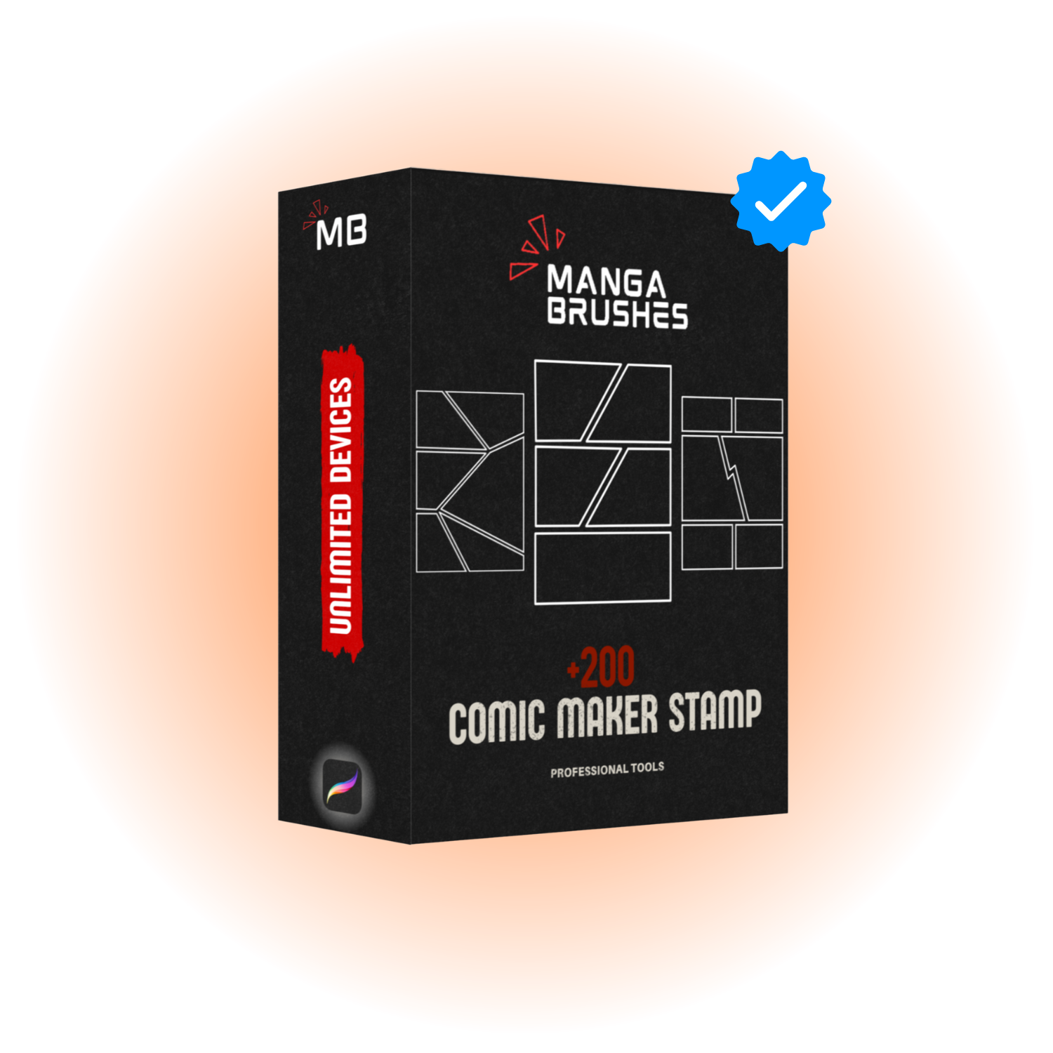 Pro Manga Kit for Procreate – Digital Manga Kit Comic Maker Stamp ...